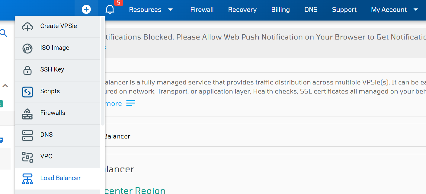 Create and Manage VPSie Load Balancer | VPSie Tutorials
